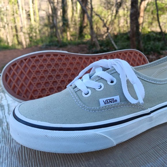 Vans | Shoes | Womens Vans Tan Canvas Skateboard Shoes Size 55 | Poshmark
